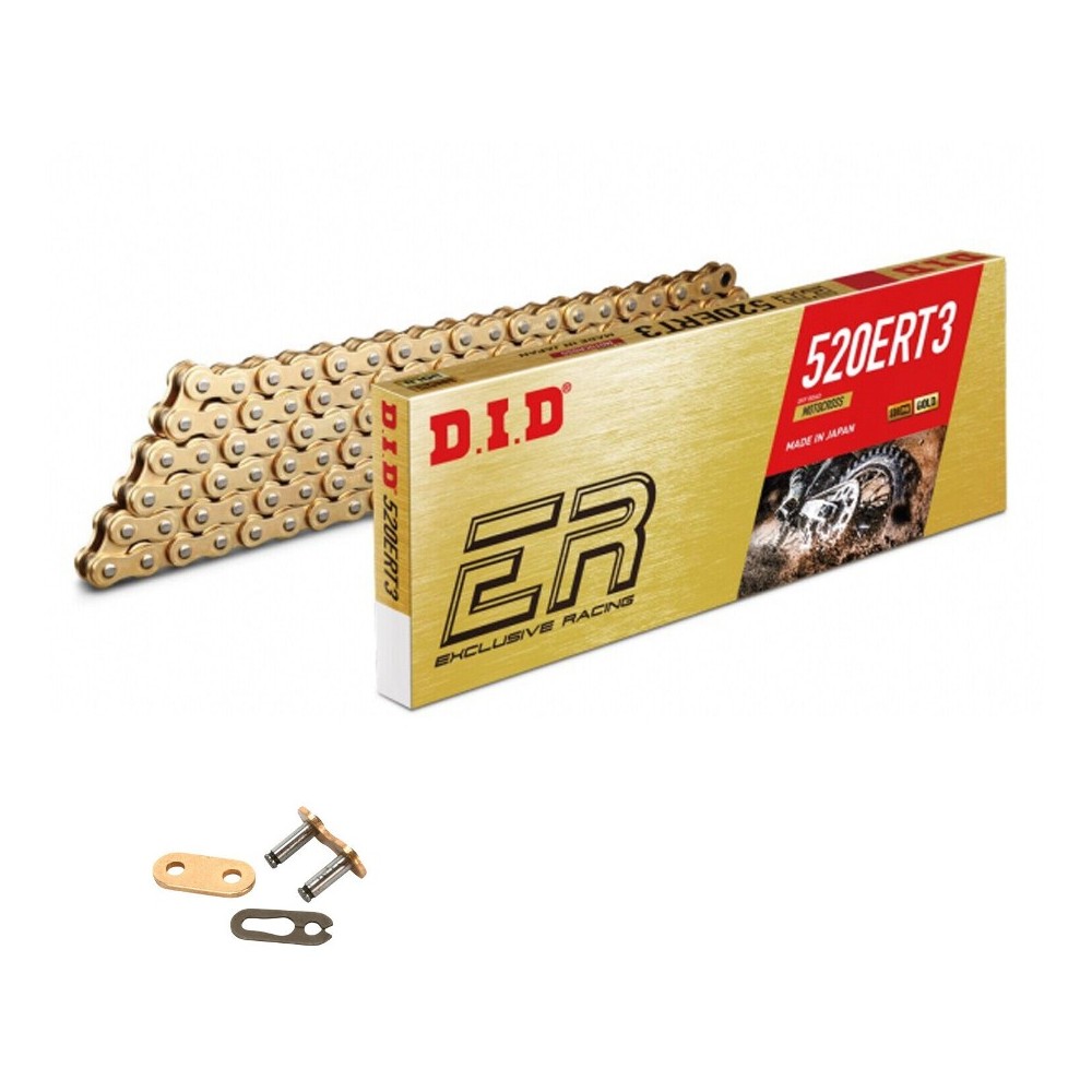DID 520 ERT 3 G&G Αλυσίδα κίνησης μέ 114 κρίκους Mx-Enduro - moto-eshop